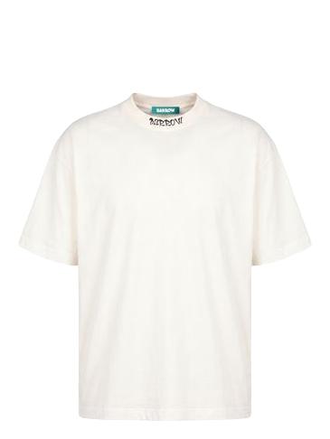 BARROW man t-shirt off white size xl cotton